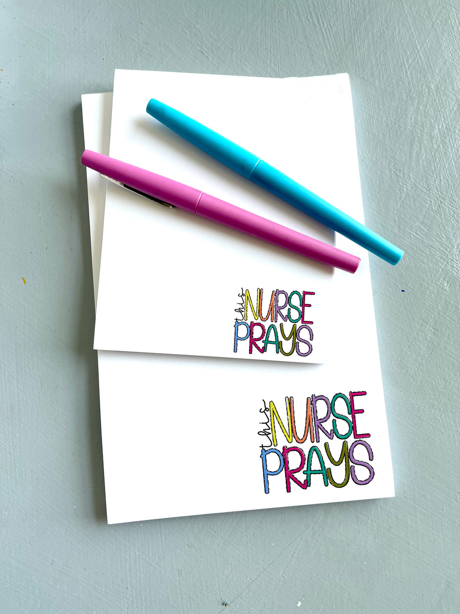 Praying Nurse notepad – KeLLY PAiGE designs